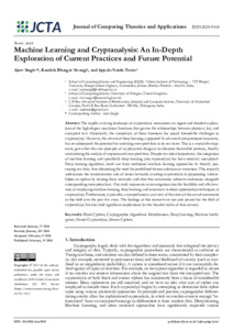 Machine Learning and Cryptanalysis: An In-Depth Exploration of Current Practices and Future ...